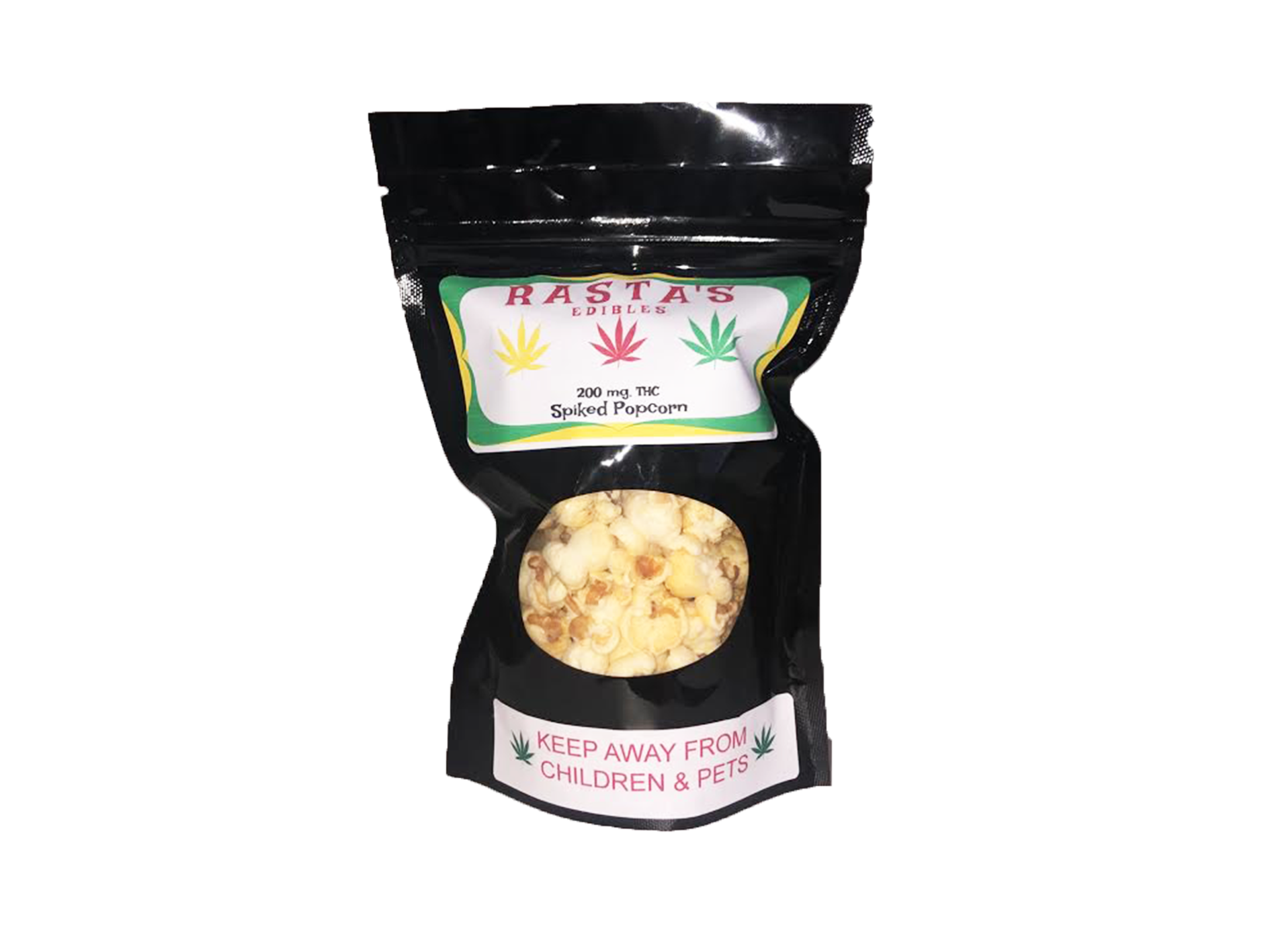 Rasta’s Edibles – Spiked Popcorn 200mg – Astro Buds